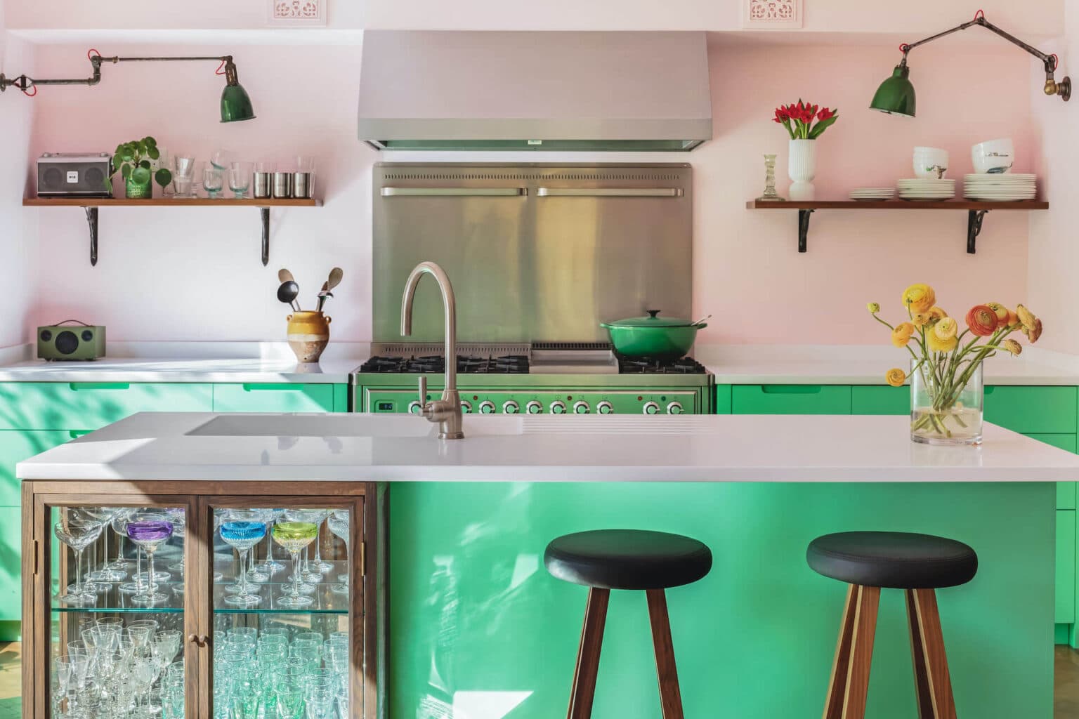 7 coloured kitchen ideas to brighten your home